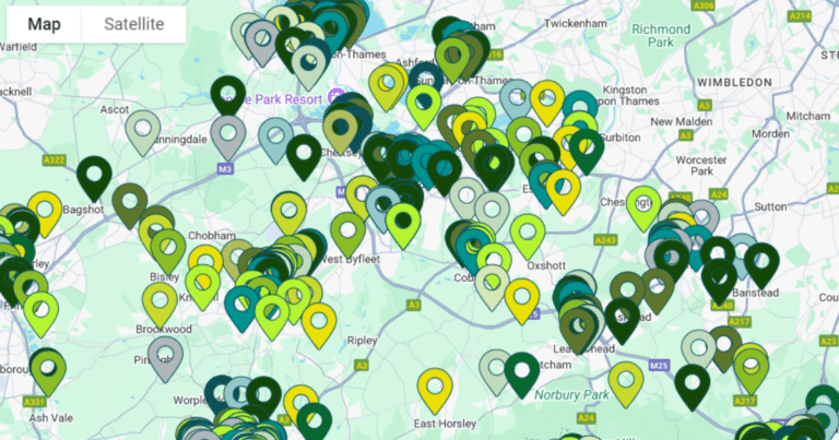 Interactive map of Surrey businesses - Business Surrey
